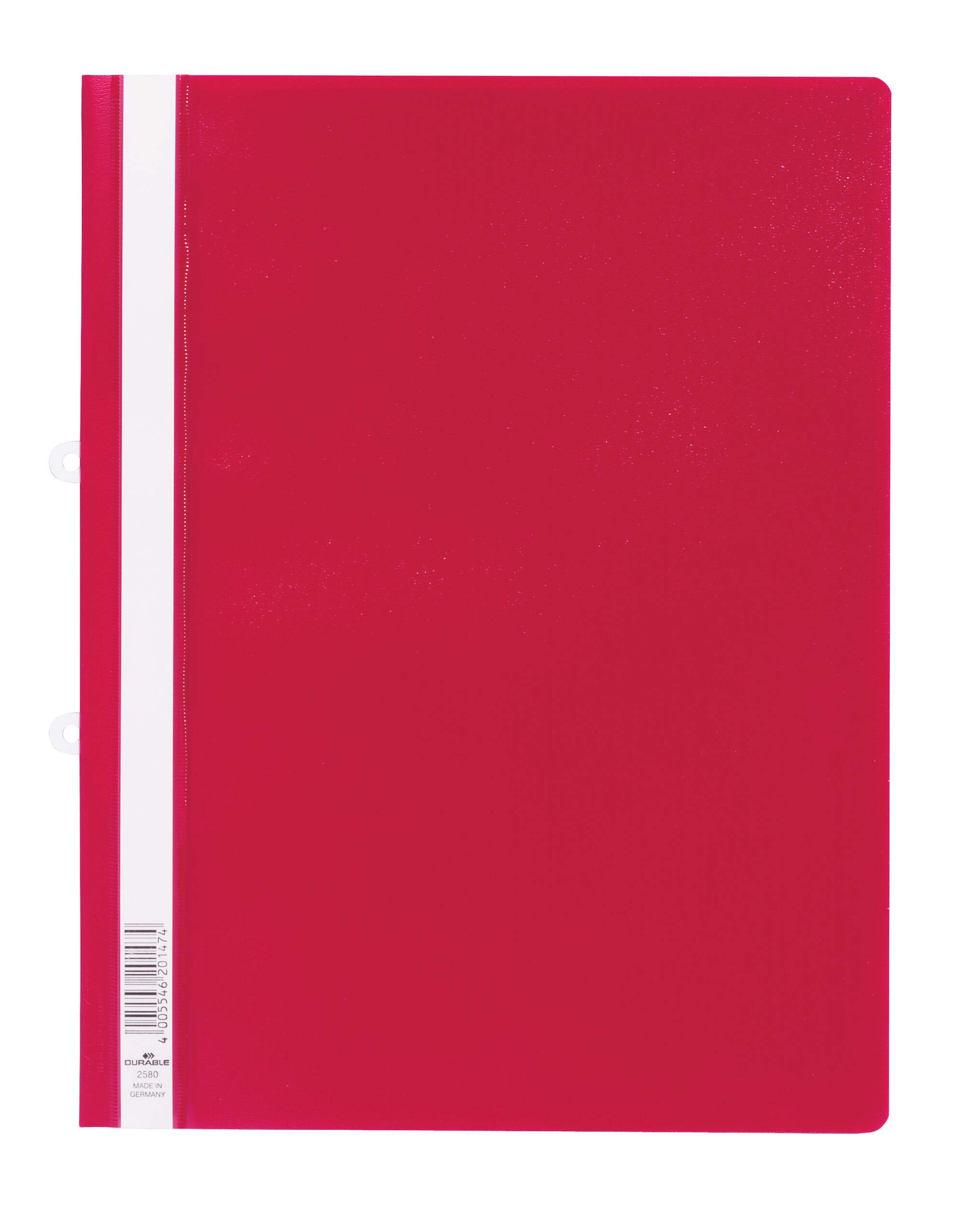 Durable Clear View Project Folder Report File + Filing Strip | 25 Pack