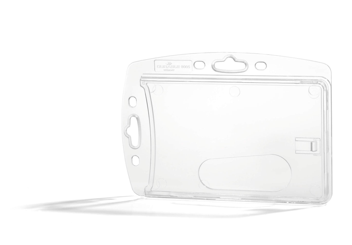 Durable Enclosed Security Pass ID Card Holders for Lanyards | 10 Pack