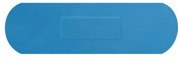 Click - HYGIO PLAST BLUE DETECTABLE PLASTERS SENIOR STRIP - Blue