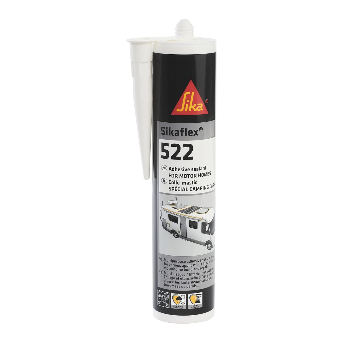 Sika Sikaflex-522 Caravan & Motorhome Adhesive Sealant Weather & Mould