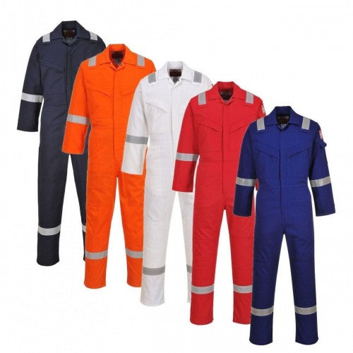Portwest FR50 All Sizes Flame Resistant Anti-Static Overall