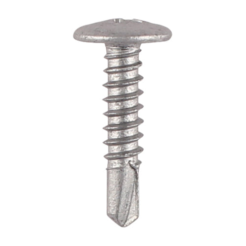 TIMCO Self-Drilling Metal Framing Low Profile Wafer Head Exterior Silv